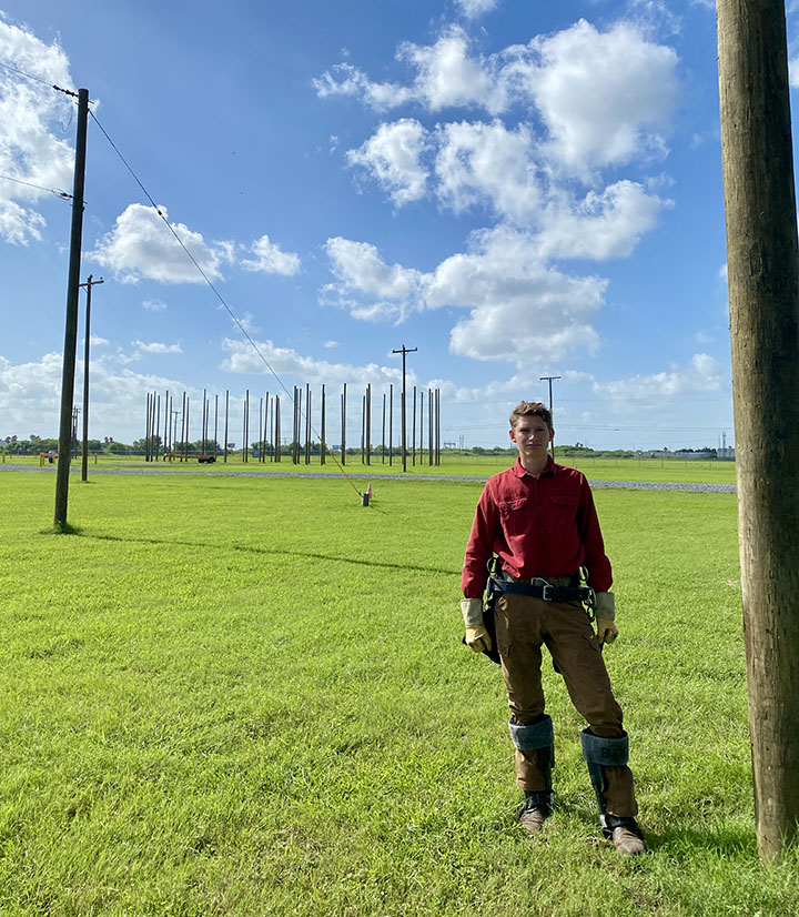 TSTC lineworker student sparks motivation in classmates - TSTC TSTC lineworker student sparks motivation in classmates - TSTC