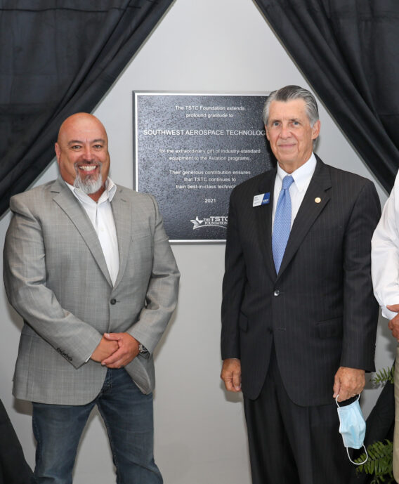 TSTC recognizes Southwest Aerospace Technologies with plaque unveiling ...