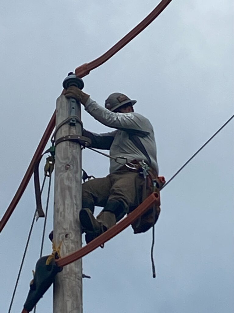 TSTC Electrical Lineworker student pursues calling, looks to future - TSTC TSTC Electrical Lineworker student pursues calling, looks to future - TSTC