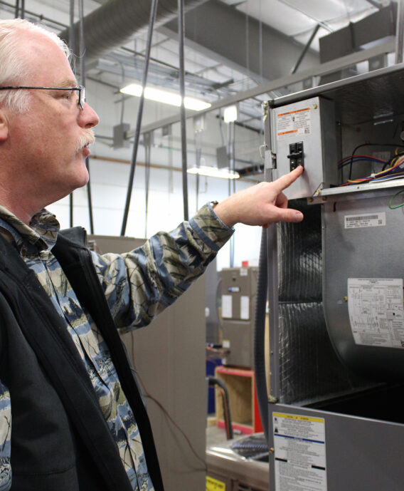 TSTC HVAC instructor recommends hiring a professional for HVAC winter ...