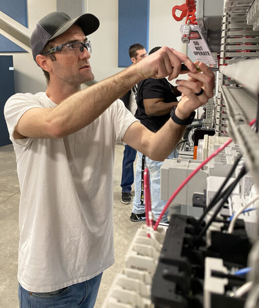 Spear begins new career path in TSTC’s Electrical Power and Controls ...