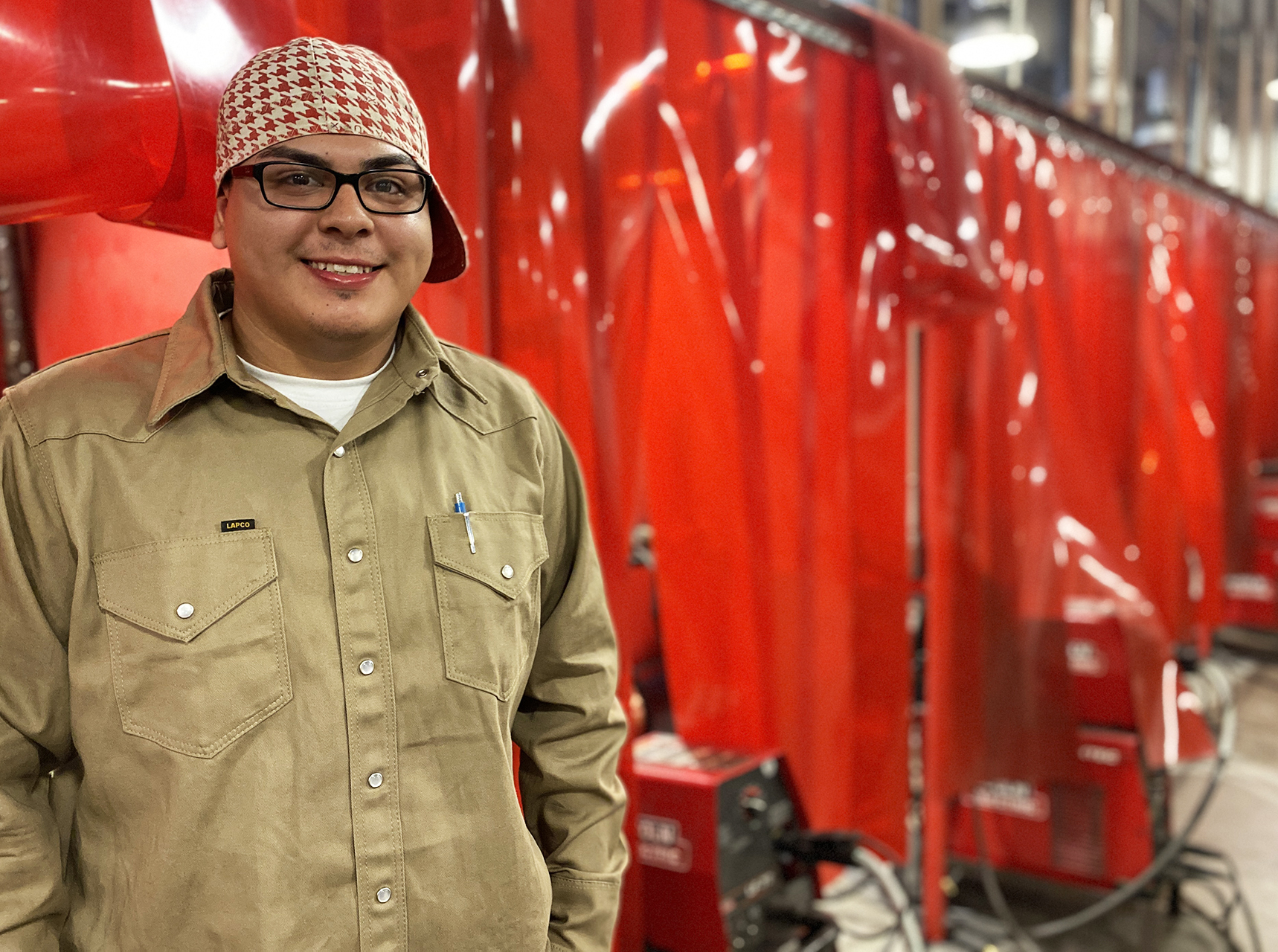 Student fuses love of welding with training at TSTC - TSTC | p-33388