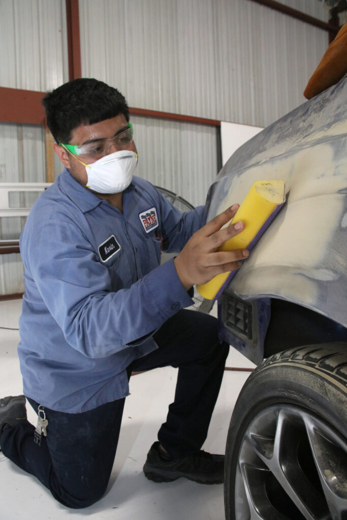 TSTC student gains extra experience at area collision center - TSTC