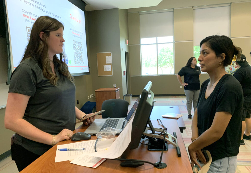 TSTC students learn about career opportunities with Texas Instruments ...