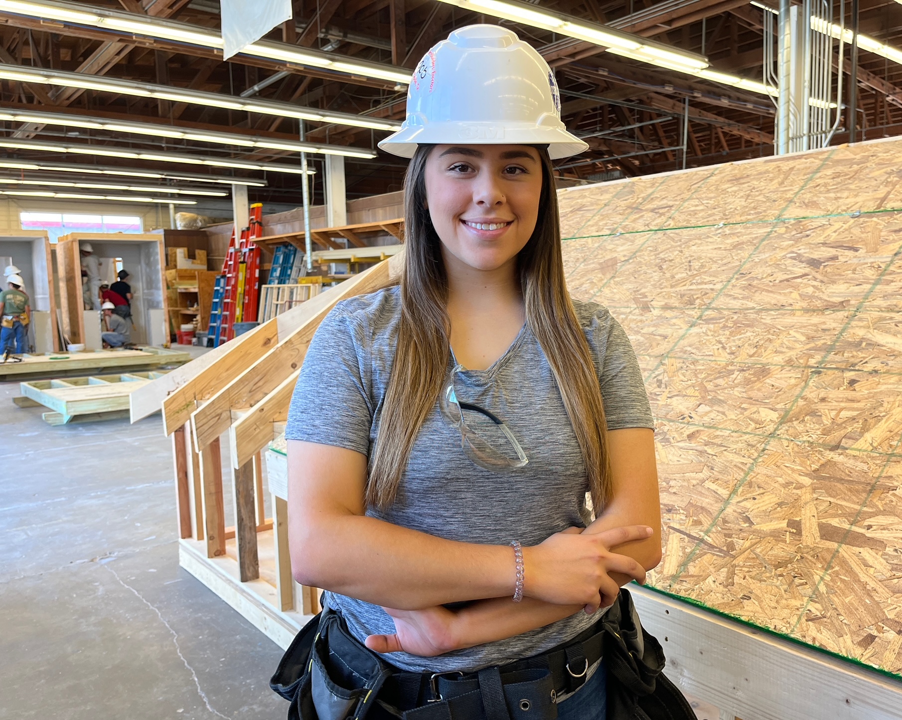 TSTC student excited about future in construction industry - TSTC