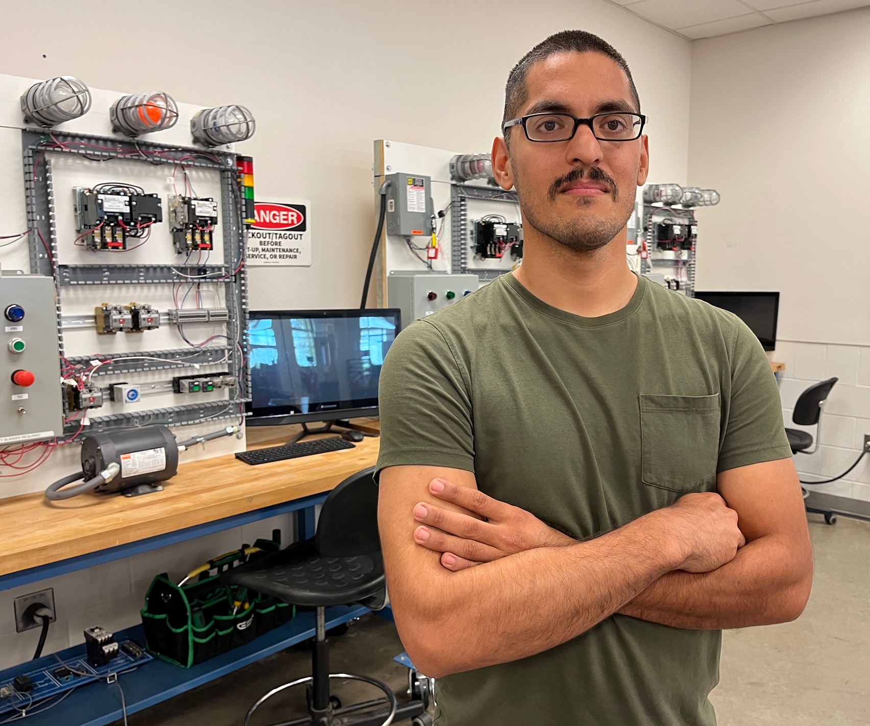 TSTC student growing into industrial systems career - TSTC