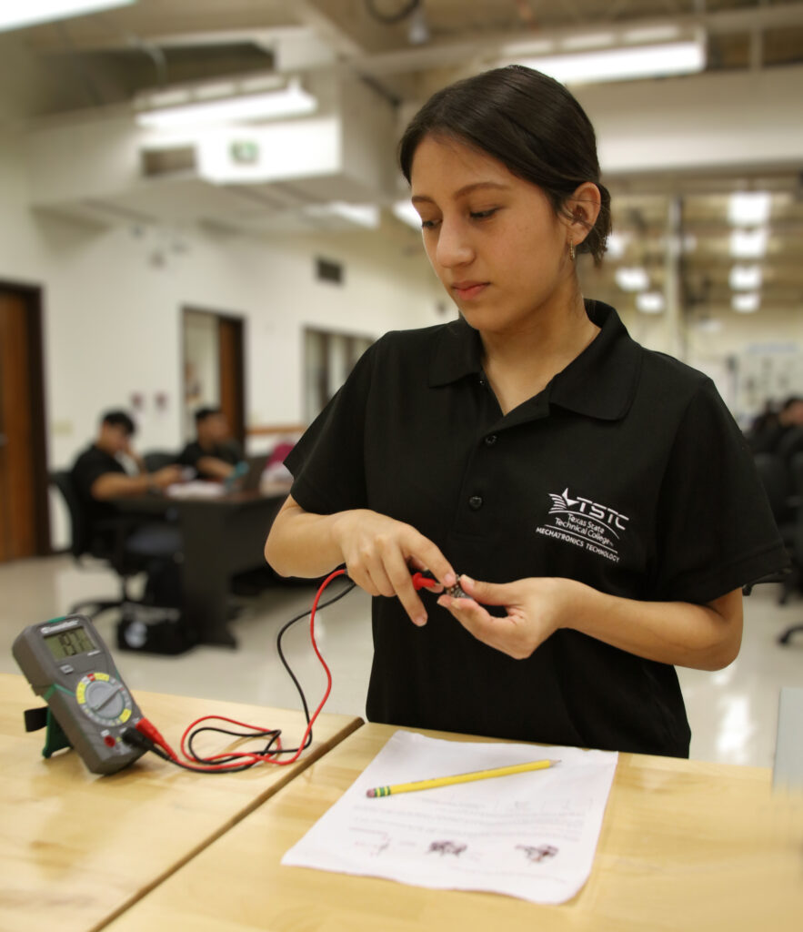 TSTC Mechatronics Technology student inspired by stepmother’s career ...