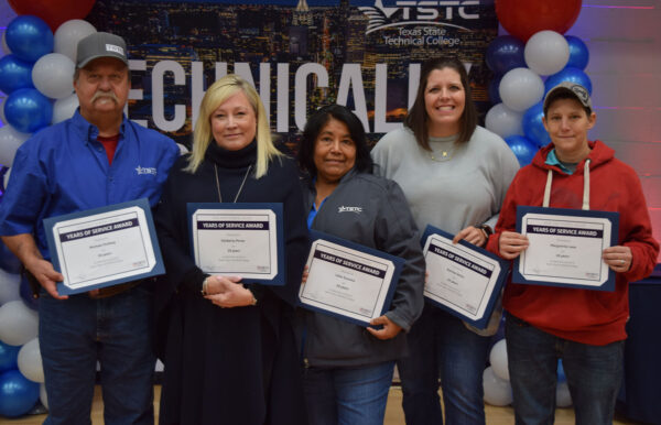 TSTC employees honored for service - TSTC