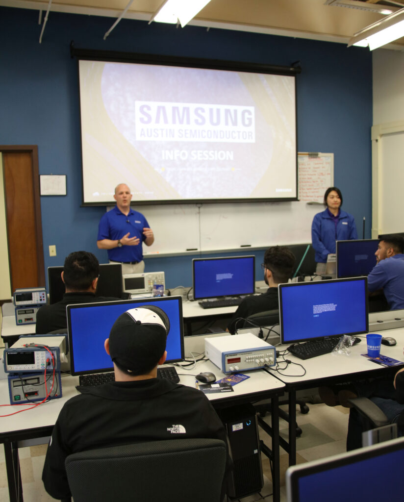 TSTC Mechatronics Technology students learn about job opportunities ...