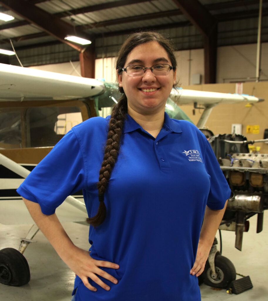 TSTC Aviation Maintenance program celebrates first female FAA ...