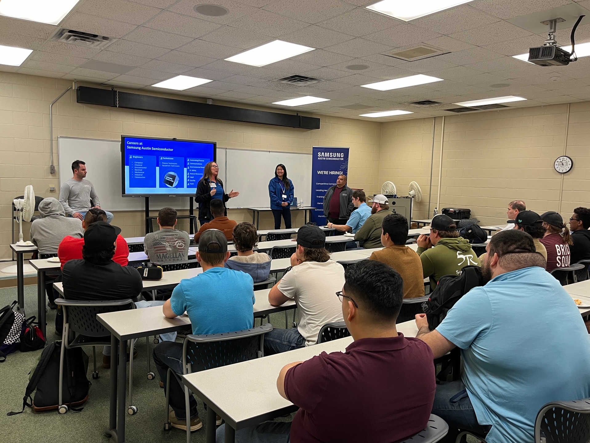 TSTC hosts Samsung Austin Semiconductor staff for student recruitment ...