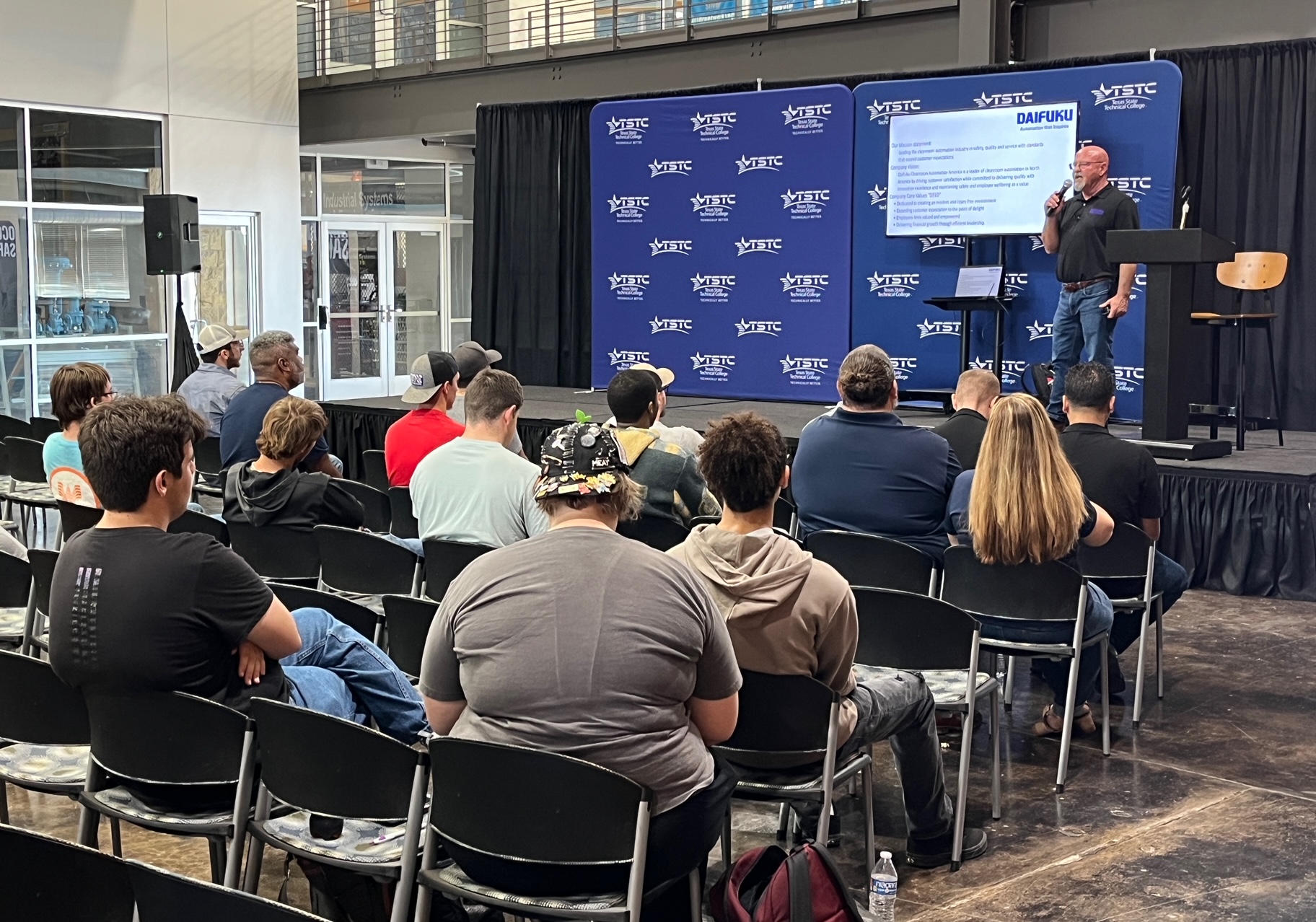 TSTC’s Career Services department hosts staff from Daifuku - TSTC