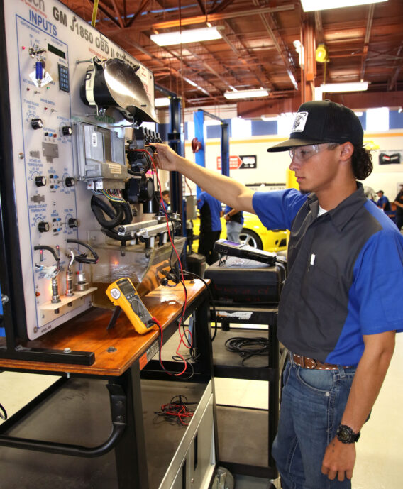 TSTC student enjoys benefit of online learning in automotive education ...