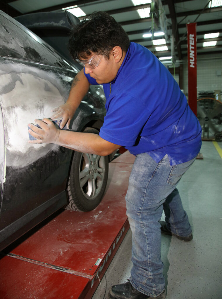 TSTC Auto Collision student enhances knowledge while preparing for ...