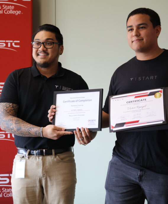 TSTC holds ceremony for Tesla START program graduates - TSTC