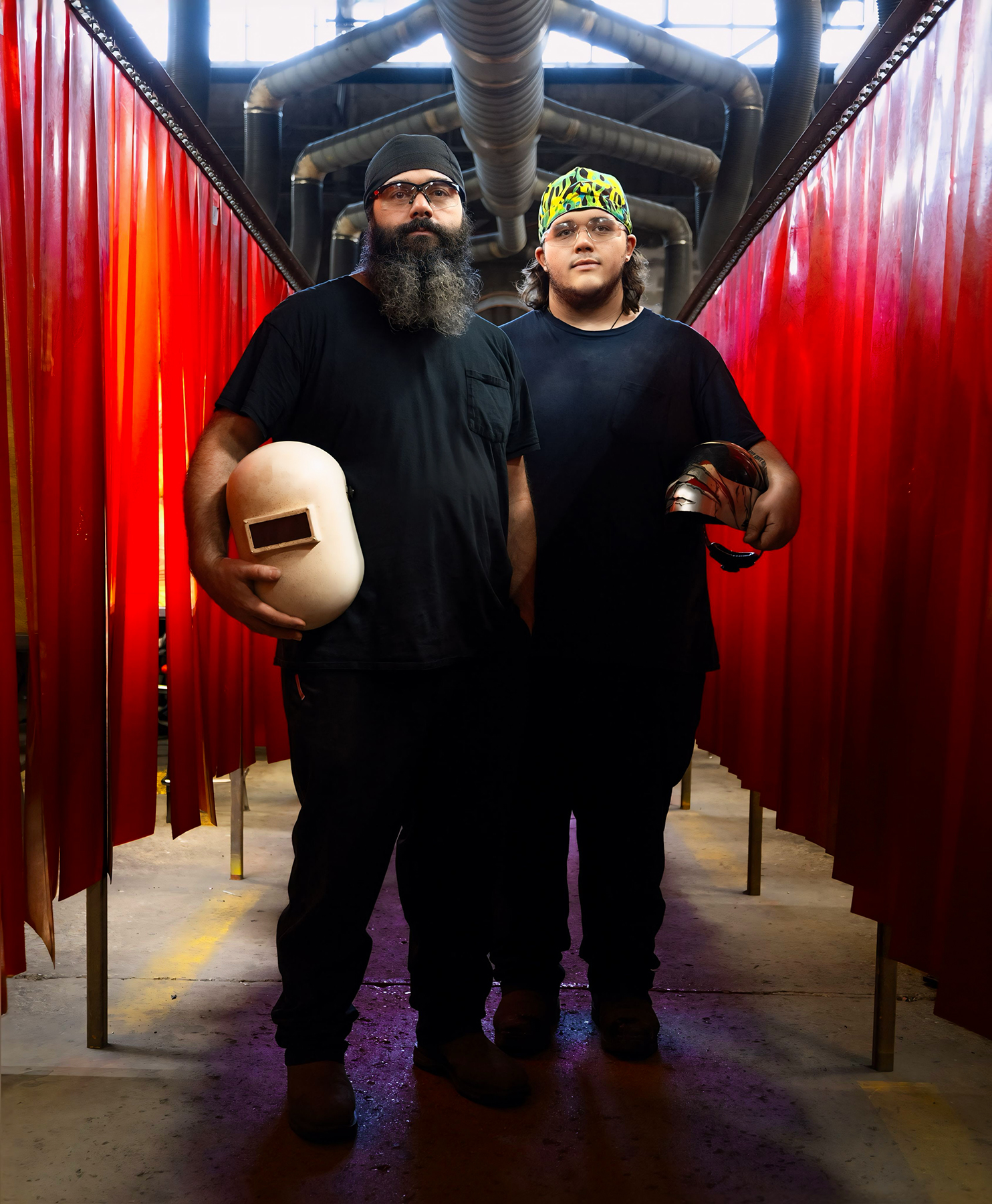 Father and son bond over welding experiences at TSTC - TSTC