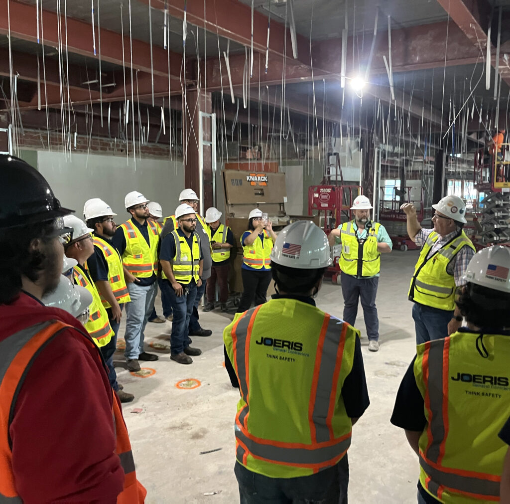 TSTC Building Construction Technology students tour Joeris General Contractors headquarters in ...