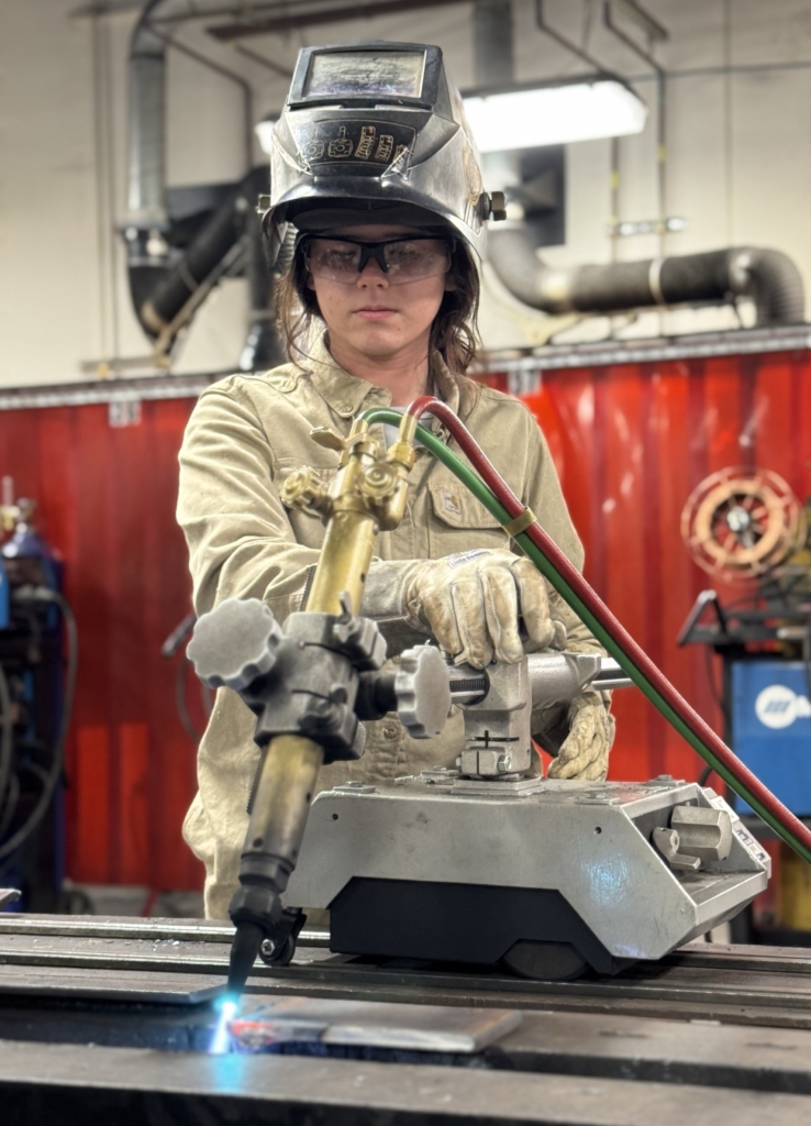 TSTC Welding Technology student starts career at custom horse trailer ...