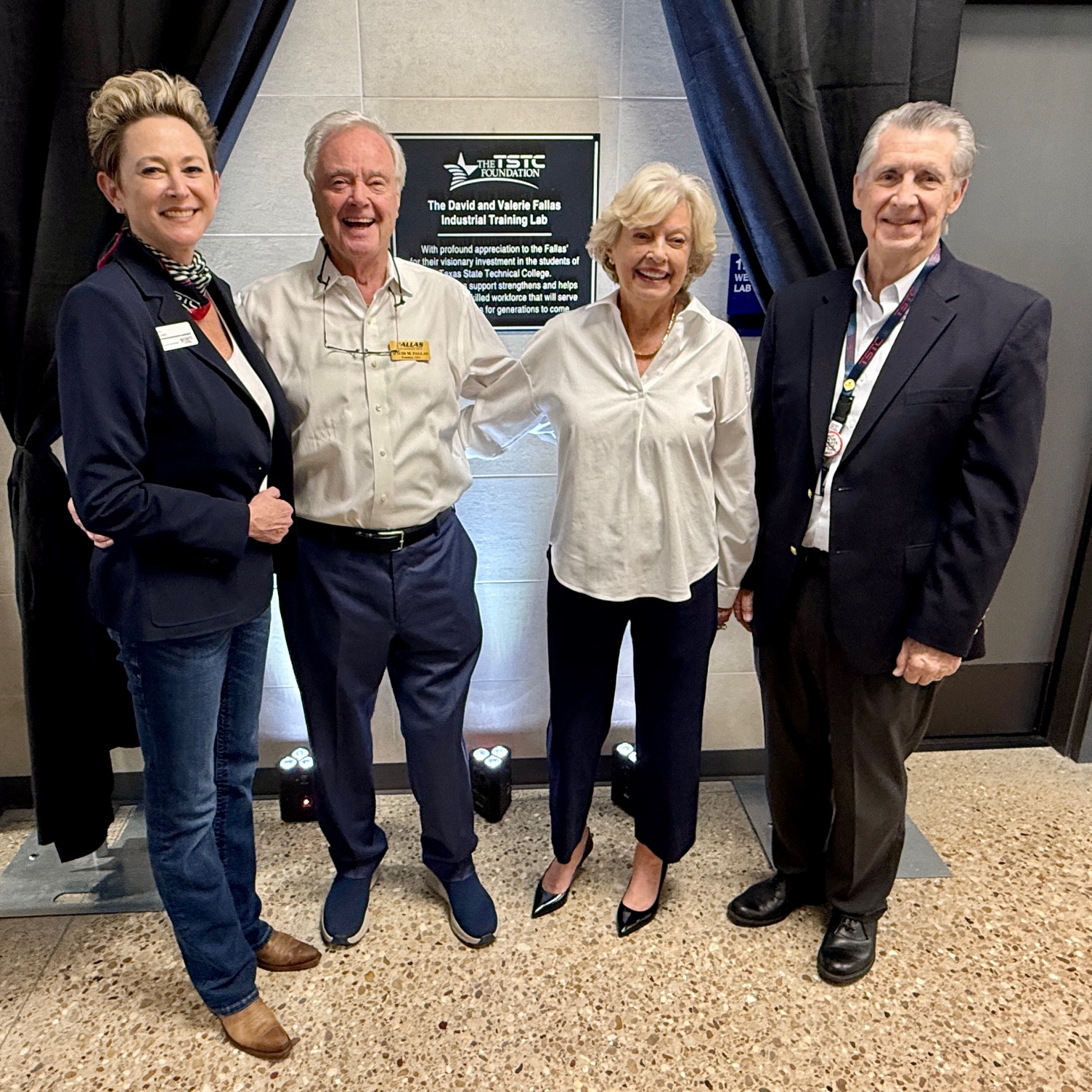 The WorkSITE honors Fallas family with plaque dedication - TSTC