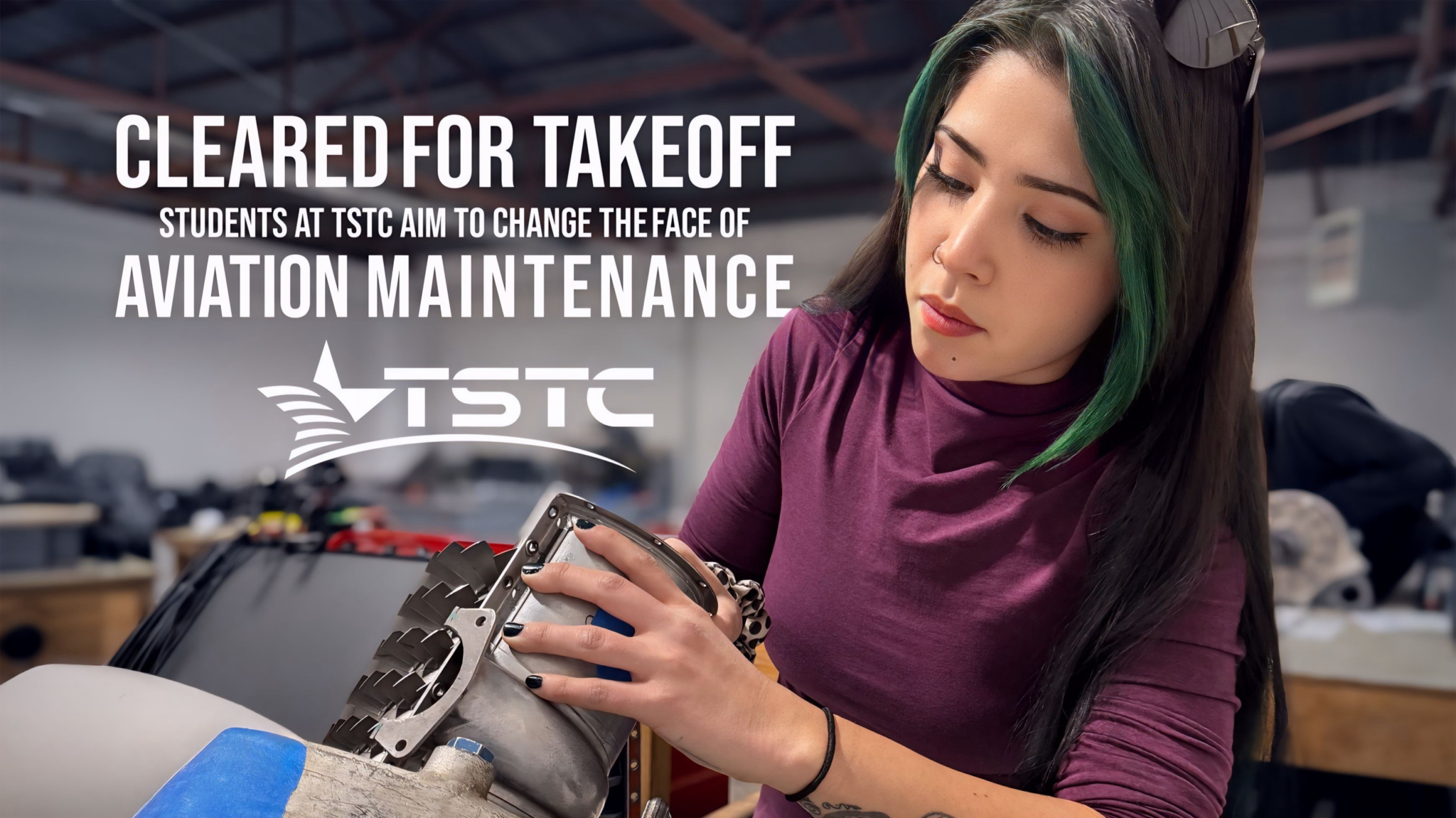 Female students at TSTC aim to change the face of aviation maintenance ...